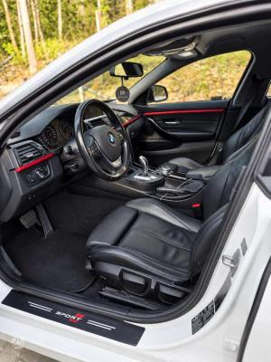 White BMW 420 Gran Coupe 2014 in Vilnius, with an engine capacity of 2.00 L and mileage of 265 thousand km for 11700 €, photo 13 on AUTOMOTO.COM.LV