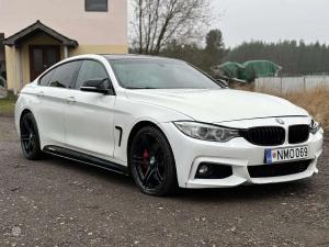 White BMW 420 Gran Coupe 2015 in Ukmerge, with an engine capacity of 2.00 L and mileage of 320 thousand km for 7300 €, photo  on AUTOMOTO.COM.LV