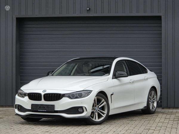 White BMW 420 Gran Coupe 2015 in Kaunas, with an engine capacity of 2.00 L and mileage of 297 thousand km for 14250 €, photo 5 on AUTOMOTO.COM.LV