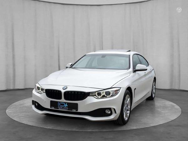 White BMW 420 Gran Coupe 2015 in Marijampole, with an engine capacity of 2.00 L and mileage of 260 thousand km for 10450 €, photo 4 on AUTOMOTO.COM.LV
