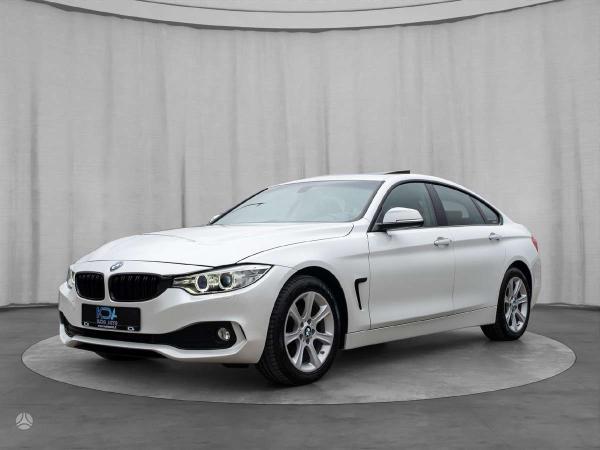 White BMW 420 Gran Coupe 2015 in Marijampole, with an engine capacity of 2.00 L and mileage of 260 thousand km for 10450 €, photo 5 on AUTOMOTO.COM.LV