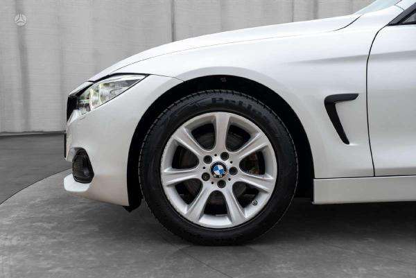 White BMW 420 Gran Coupe 2015 in Marijampole, with an engine capacity of 2.00 L and mileage of 260 thousand km for 10450 €, photo 6 on AUTOMOTO.COM.LV