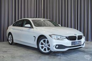 Balts BMW 420 Gran Coupe 2015 Marijampole, ar dzinēja tilpumu 2.00 L un nobraukumu 260 tūkst. km par 10250 €, foto  vietnē AUTOMOTO.COM.LV