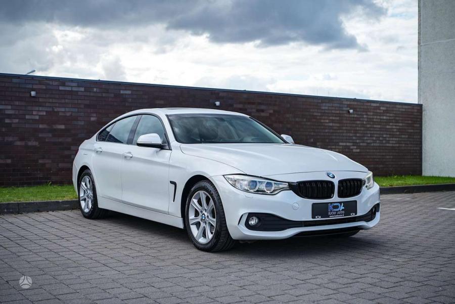 Balts BMW 420 Gran Coupe 2015 Marijampole, ar dzinēja tilpumu 2.00 L un nobraukumu 260 tūkst. km par 9950 €, foto 1 vietnē AUTOMOTO.COM.LV