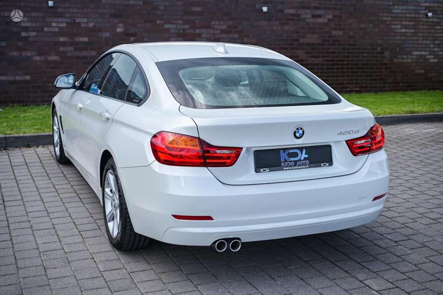 Balts BMW 420 Gran Coupe 2015 Marijampole, ar dzinēja tilpumu 2.00 L un nobraukumu 260 tūkst. km par 9950 €, foto 10 vietnē AUTOMOTO.COM.LV