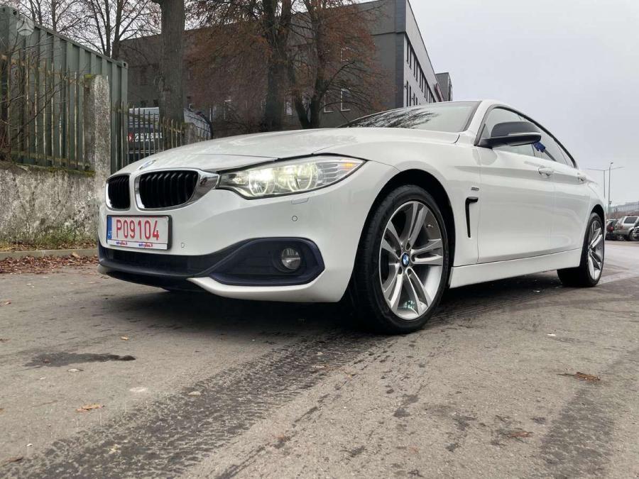 Balts BMW 420 Gran Coupe 2016 Kauņa, ar dzinēja tilpumu 2.00 L un nobraukumu 249 tūkst. km par 14440 €, foto 2 vietnē AUTOMOTO.COM.LV