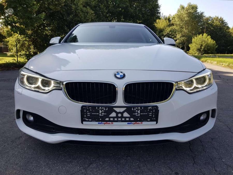 White BMW 420 Gran Coupe 2016 in Siauliai, with an engine capacity of 2.00 L and mileage of 275 thousand km for 8700 €, photo 3 on AUTOMOTO.COM.LV