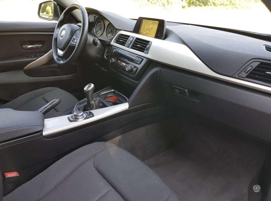 White BMW 420 Gran Coupe 2016 in Siauliai, with an engine capacity of 2.00 L and mileage of 275 thousand km for 8700 €, photo 9 on AUTOMOTO.COM.LV