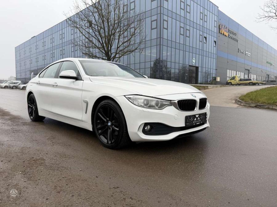 Balts BMW 420 Gran Coupe 2017 Panevēža, ar dzinēja tilpumu 2.00 L un nobraukumu 281 tūkst. km par 13500 €, foto 1 vietnē AUTOMOTO.COM.LV