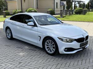 White BMW 420 Gran Coupe 2018 in Kaunas, with an engine capacity of 2.00 L and mileage of 216 thousand km for 15350 €, photo 8 on AUTOMOTO.COM.LV