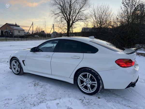 White BMW 420 Gran Coupe 2015 in Kaunas, with an engine capacity of 2.00 L and mileage of 201 thousand km for 16000 €, photo 3 on AUTOMOTO.COM.LV