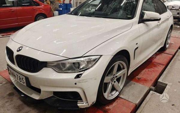 White BMW 420 Gran Coupe 2015 in Vilnius, with an engine capacity of 0.00 L and mileage of 262 thousand km for 8700 €, photo 1 on AUTOMOTO.COM.LV