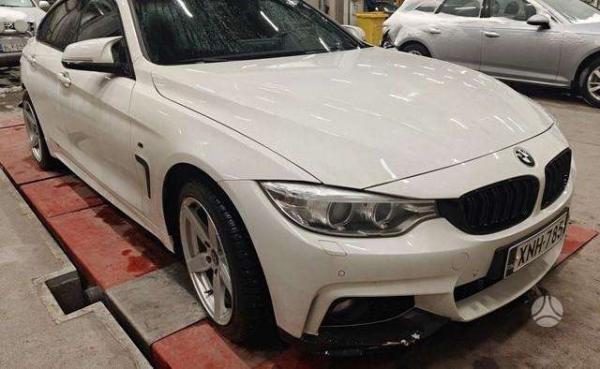 White BMW 420 Gran Coupe 2015 in Vilnius, with an engine capacity of 0.00 L and mileage of 262 thousand km for 8700 €, photo 3 on AUTOMOTO.COM.LV
