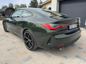 Green BMW 420 2021 in Jelgava, with an engine capacity of 2.00 L and mileage of 93 thousand km for 32500 €, photo 4 on AUTOMOTO.COM.LV