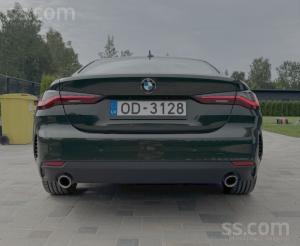 Green BMW 420 2021 in Jelgava, with an engine capacity of 2.00 L and mileage of 93 thousand km for 32500 €, photo 5 on AUTOMOTO.COM.LV