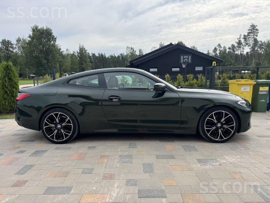 Green BMW 420 2021 in Jelgava, with an engine capacity of 2.00 L and mileage of 93 thousand km for 32500 €, photo 7 on AUTOMOTO.COM.LV