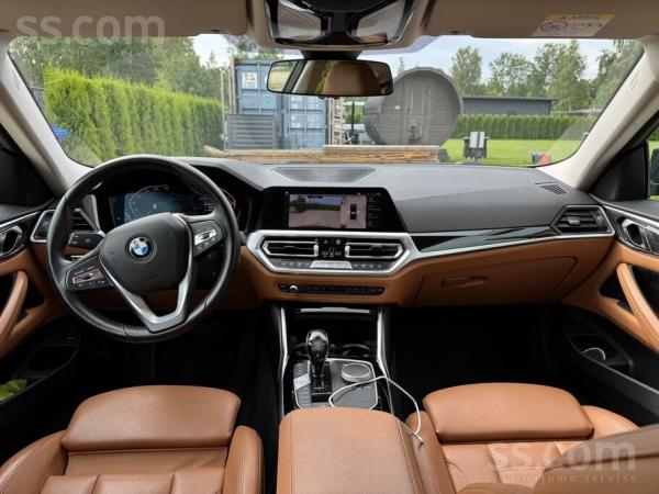 Green BMW 420 2021 in Jelgava, with an engine capacity of 2.00 L and mileage of 93 thousand km for 32500 €, photo 9 on AUTOMOTO.COM.LV