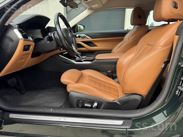 Green BMW 420 2021 in Jelgava, with an engine capacity of 2.00 L and mileage of 93 thousand km for 32500 €, photo 10 on AUTOMOTO.COM.LV