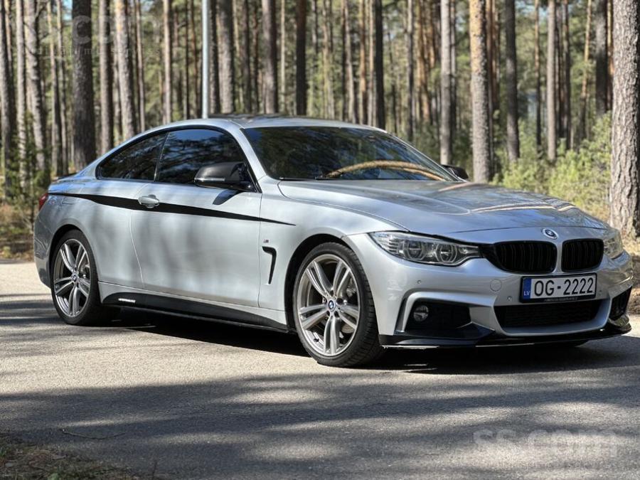 Grey BMW 420 2013 in Riga, with an engine capacity of 2.00 L and mileage of 264 thousand km for 12500 €, photo 4 on AUTOMOTO.COM.LV