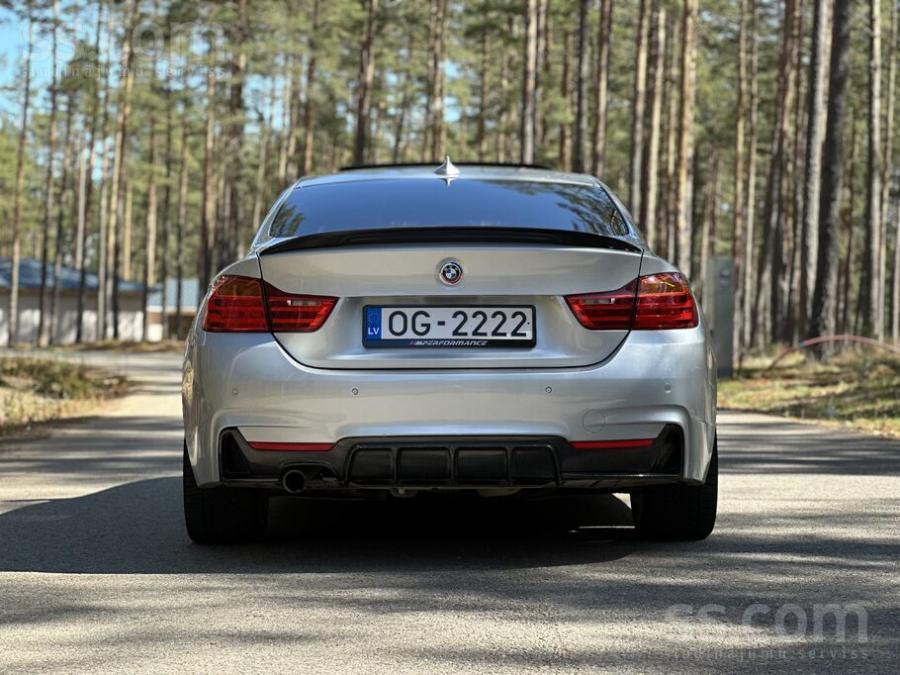 Grey BMW 420 2013 in Riga, with an engine capacity of 2.00 L and mileage of 264 thousand km for 12500 €, photo 6 on AUTOMOTO.COM.LV