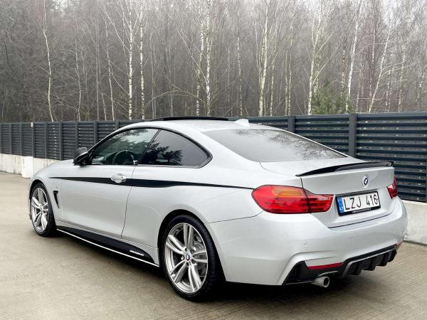 Grey BMW 420 2014 in Vilnius, with an engine capacity of 2.00 L and mileage of 255 thousand km for 11800 €, photo 6 on AUTOMOTO.COM.LV