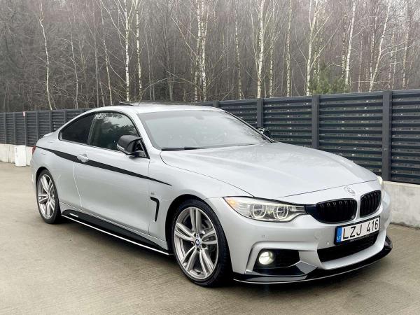 Grey BMW 420 2014 in Vilnius, with an engine capacity of 2.00 L and mileage of 255 thousand km for 11800 €, photo 8 on AUTOMOTO.COM.LV