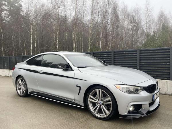 Grey BMW 420 2014 in Vilnius, with an engine capacity of 2.00 L and mileage of 255 thousand km for 11800 €, photo 10 on AUTOMOTO.COM.LV