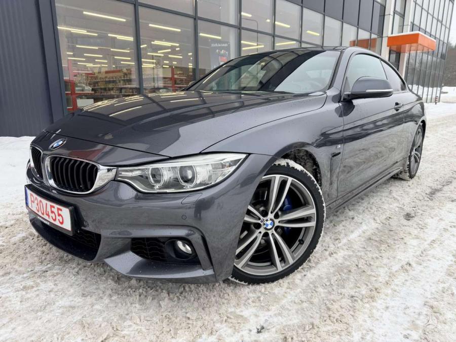 Grey BMW 420 2014 in Vilnius, with an engine capacity of 2.00 L and mileage of 261 thousand km for 12900 €, photo 1 on AUTOMOTO.COM.LV