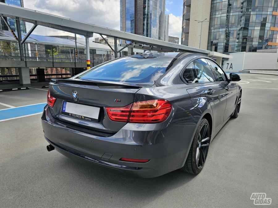 Grey BMW 420 2014 in Vilnius, with an engine capacity of 2.00 L and mileage of 326 thousand km for 11400 €, photo 7 on AUTOMOTO.COM.LV