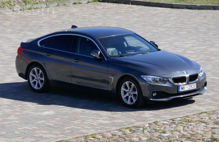Pelēks BMW 420 2016 Daugavpils, ar dzinēja tilpumu 2.00 L un nobraukumu 218 tūkst. km par 14200 €, foto 1 vietnē AUTOMOTO.COM.LV