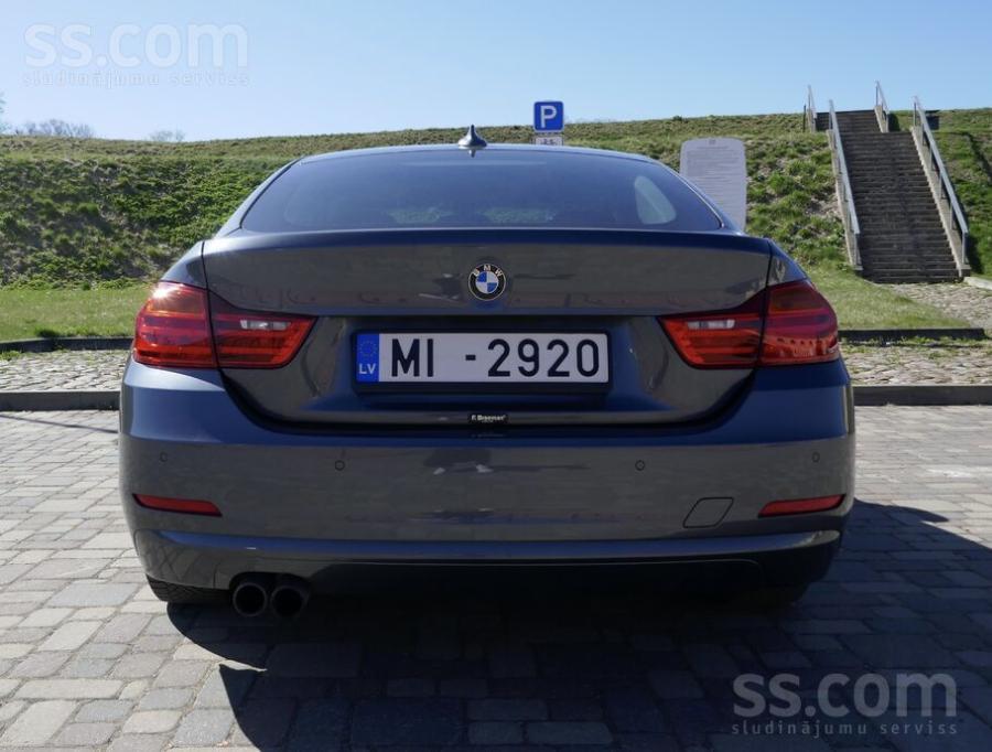 Pelēks BMW 420 2016 Daugavpils, ar dzinēja tilpumu 2.00 L un nobraukumu 218 tūkst. km par 14200 €, foto 7 vietnē AUTOMOTO.COM.LV