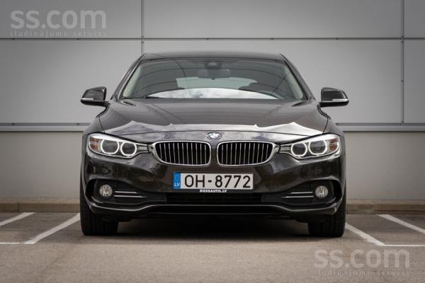 Grey BMW 420 2016 in Riga, with an engine capacity of 2.00 L and mileage of 237 thousand km for 13950 €, photo 2 on AUTOMOTO.COM.LV