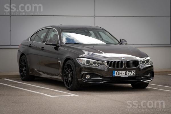 Grey BMW 420 2016 in Riga, with an engine capacity of 2.00 L and mileage of 237 thousand km for 13950 €, photo 3 on AUTOMOTO.COM.LV