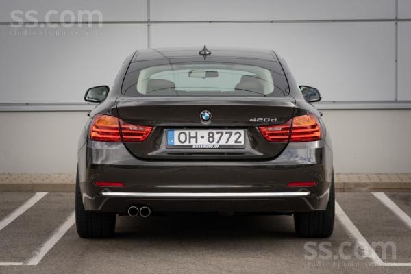Grey BMW 420 2016 in Riga, with an engine capacity of 2.00 L and mileage of 237 thousand km for 13950 €, photo 5 on AUTOMOTO.COM.LV