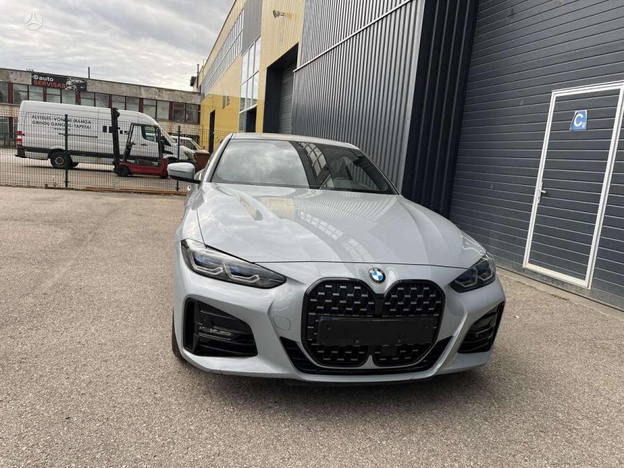 Pelēks BMW 420 2023 Alīta, ar dzinēja tilpumu 2.00 L un nobraukumu 81 tūkst. km par 19500 €, foto 4 vietnē AUTOMOTO.COM.LV