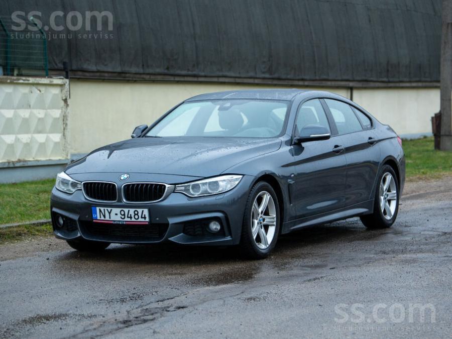 Grey BMW 420 2014 in Ogre, with an engine capacity of 2.00 L and mileage of 110 thousand km for 15000 €, photo 1 on AUTOMOTO.COM.LV