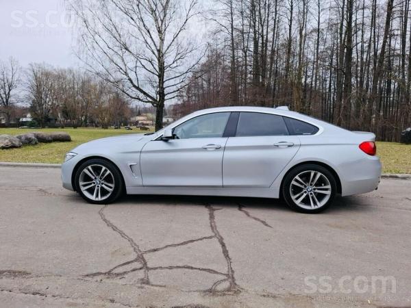 Grey BMW 420 2015 in Riga, with an engine capacity of 2.00 L and mileage of 216 thousand km for 12500 €, photo 2 on AUTOMOTO.COM.LV