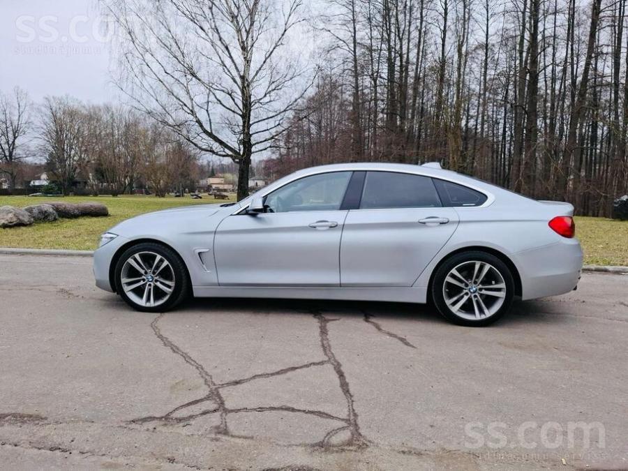 Grey BMW 420 2015 in Riga, with an engine capacity of 2.00 L and mileage of 216 thousand km for 12500 €, photo 2 on AUTOMOTO.COM.LV