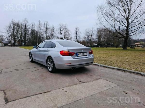 Grey BMW 420 2015 in Riga, with an engine capacity of 2.00 L and mileage of 216 thousand km for 12500 €, photo 3 on AUTOMOTO.COM.LV