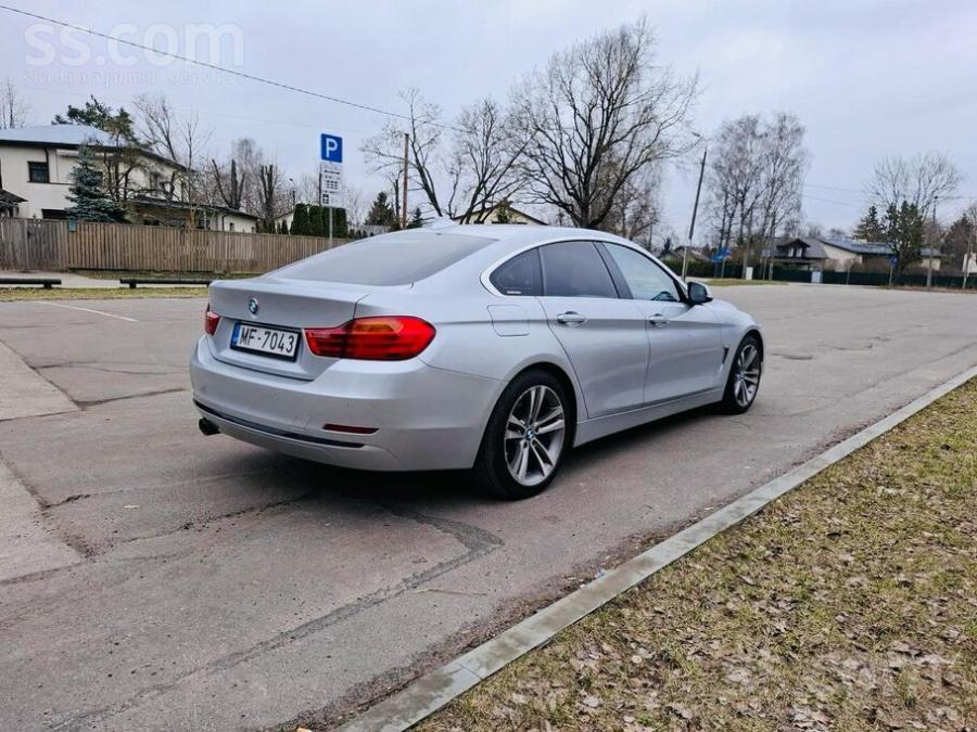 Grey BMW 420 2015 in Riga, with an engine capacity of 2.00 L and mileage of 216 thousand km for 12500 €, photo 5 on AUTOMOTO.COM.LV