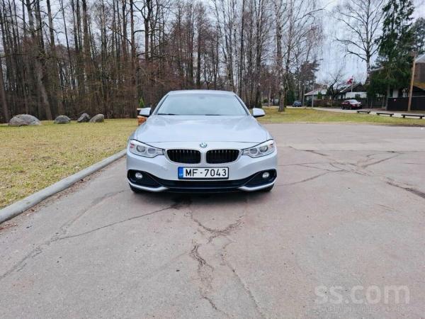 Grey BMW 420 2015 in Riga, with an engine capacity of 2.00 L and mileage of 216 thousand km for 12500 €, photo 6 on AUTOMOTO.COM.LV