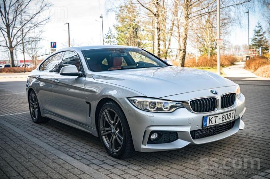 Grey BMW 420 2015 in Riga, with an engine capacity of 2.00 L and mileage of 0 thousand km for 14990 €, photo 4 on AUTOMOTO.COM.LV