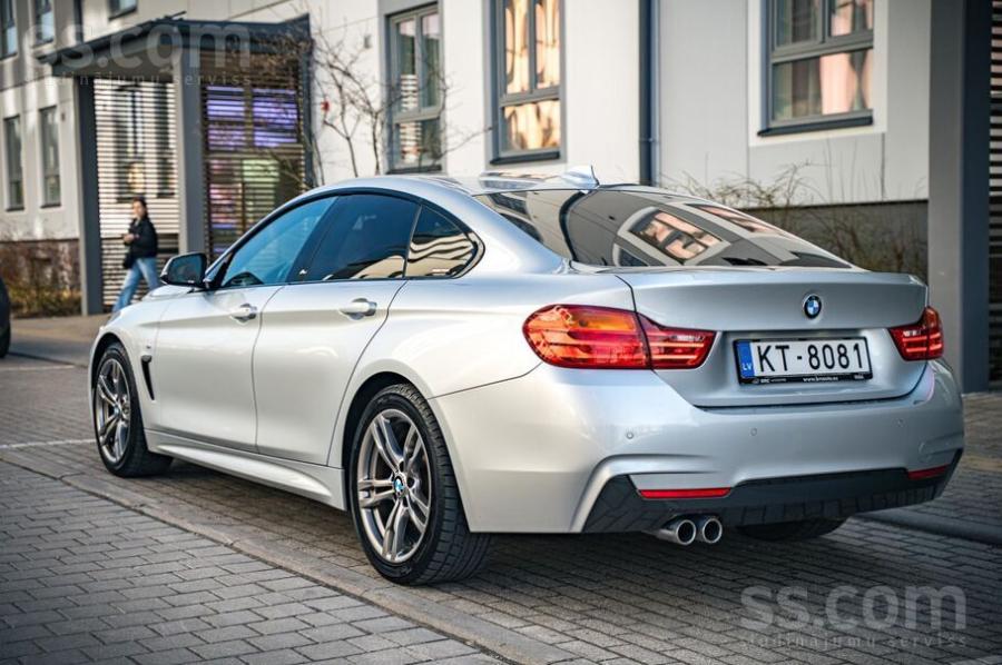Grey BMW 420 2015 in Riga, with an engine capacity of 2.00 L and mileage of 0 thousand km for 14990 €, photo 7 on AUTOMOTO.COM.LV