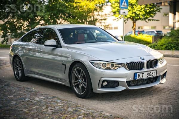 Grey BMW 420 2015 in Riga, with an engine capacity of 2.00 L and mileage of 240 thousand km for 14990 €, photo 3 on AUTOMOTO.COM.LV