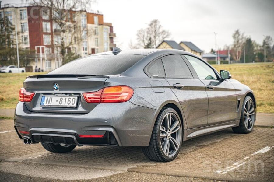 Grey BMW 420 2015 in Riga, with an engine capacity of 2.00 L and mileage of 0 thousand km for 14990 €, photo 5 on AUTOMOTO.COM.LV