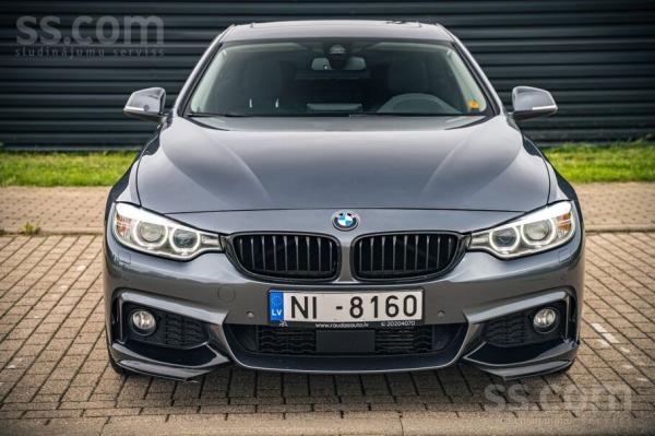 Grey BMW 420 2015 in Riga, with an engine capacity of 2.00 L and mileage of 284 thousand km for 14990 €, photo 2 on AUTOMOTO.COM.LV