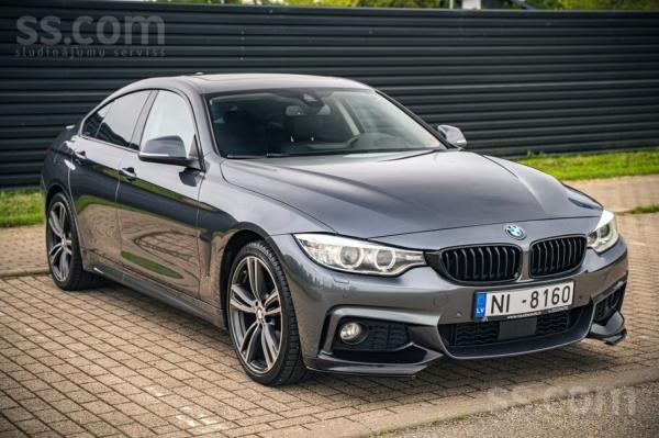 Grey BMW 420 2015 in Riga, with an engine capacity of 2.00 L and mileage of 284 thousand km for 14990 €, photo 3 on AUTOMOTO.COM.LV