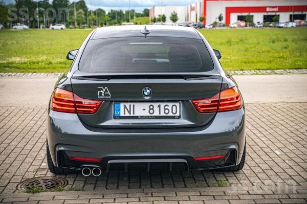 Grey BMW 420 2015 in Riga, with an engine capacity of 2.00 L and mileage of 284 thousand km for 14990 €, photo 5 on AUTOMOTO.COM.LV