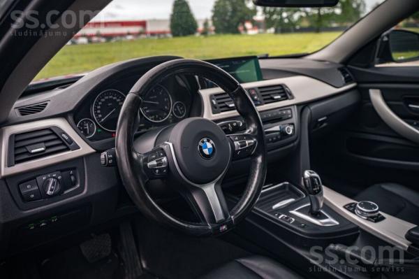 Grey BMW 420 2015 in Riga, with an engine capacity of 2.00 L and mileage of 284 thousand km for 14990 €, photo 10 on AUTOMOTO.COM.LV