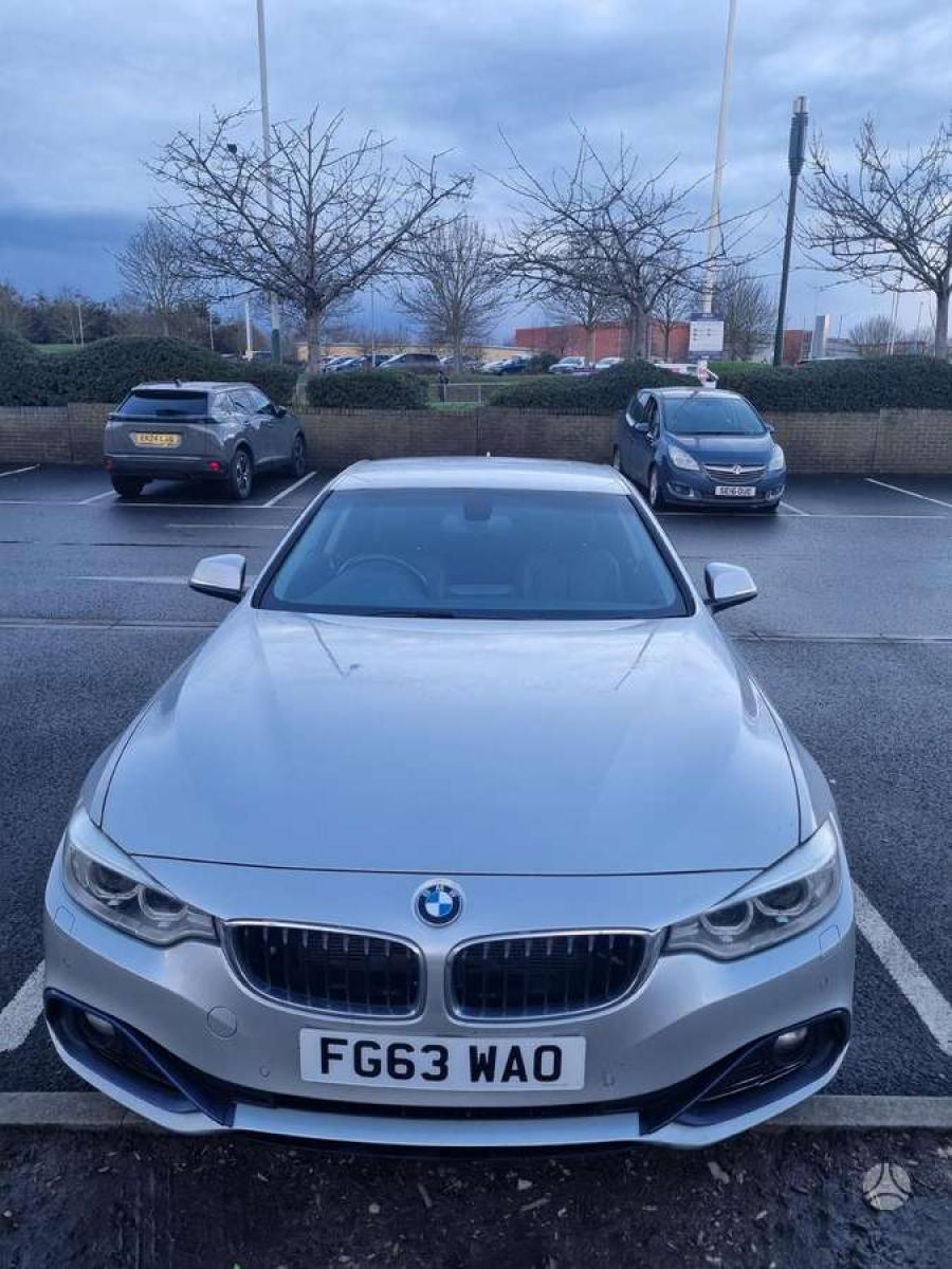 Grey BMW 420 2014 in Siauliai, with an engine capacity of 2.00 L and mileage of 188 thousand km for 4695 €, photo 1 on AUTOMOTO.COM.LV